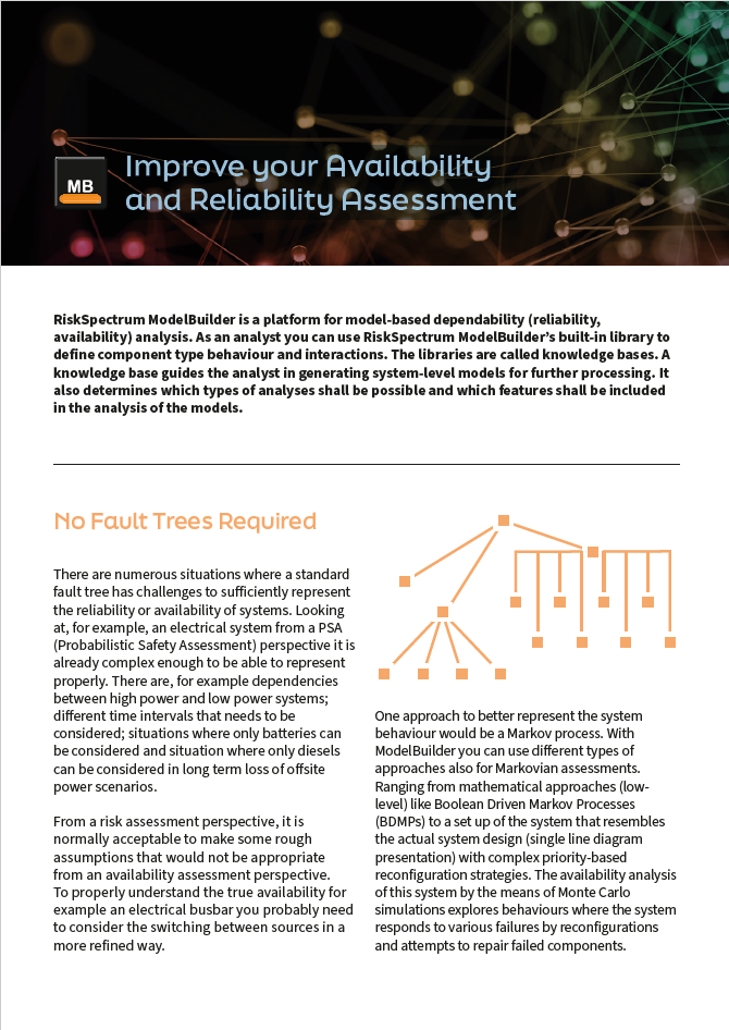 RiskSpectrum ModelBuilder | Risk & Reliability Software